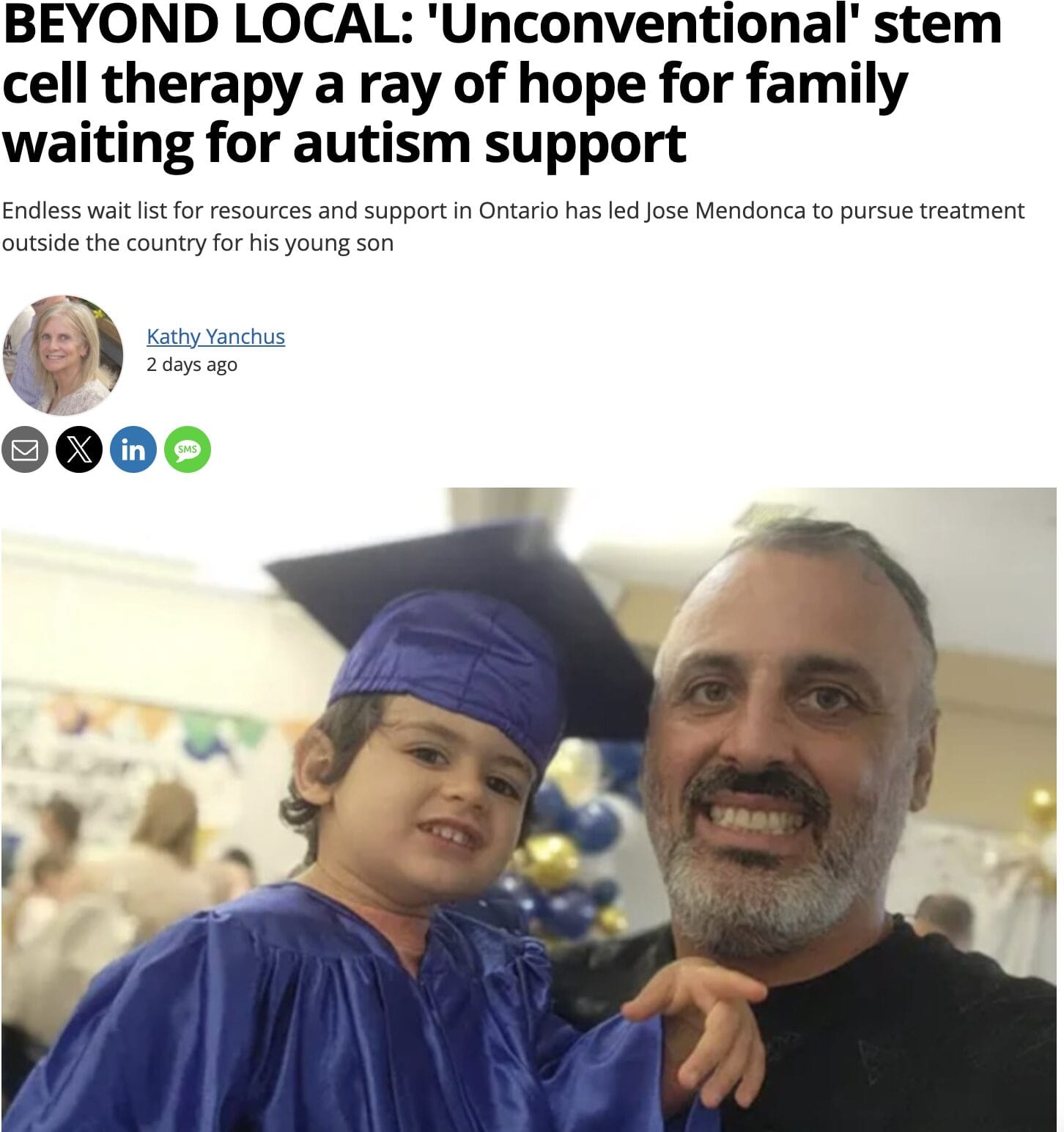 Alarming Aspect Of Stem Cell Therapy As Autism Treatment - Washington ...